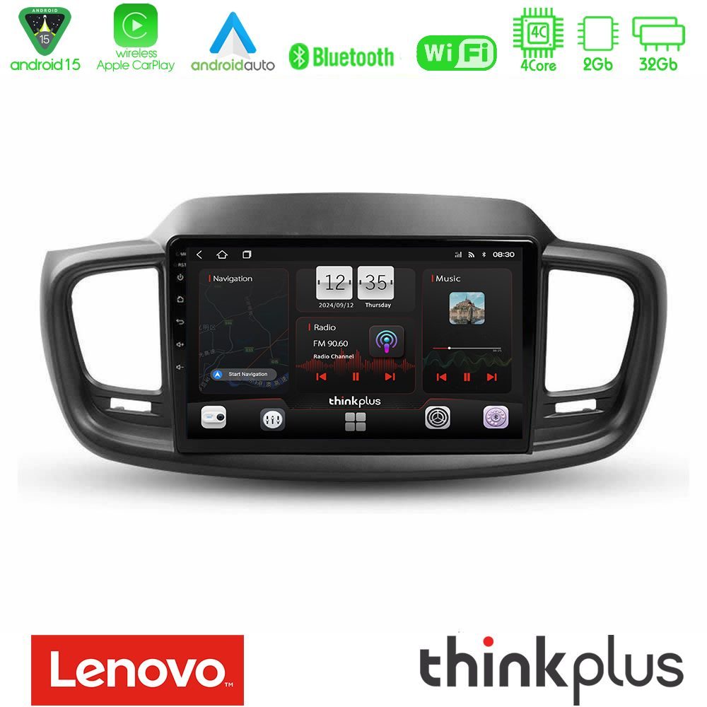 Lenovo Thinkplus Series 4Core Android15 2+32GB Kia Sorento 2018-2021 ...