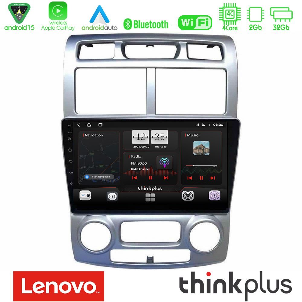 Lenovo Thinkplus Series 4Core Android15 2+32GB Kia Sportage 2005-2008 ...