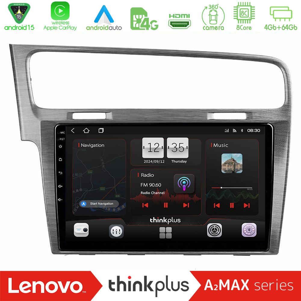 Lenovo Thinkplus A2MAX Series 8Core Android15 4+64GB VW GOLF 7 ...